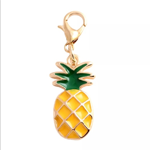 Accessories | Nwt New Pineapple Enamel Key Chain Pendant Charm | Poshmark